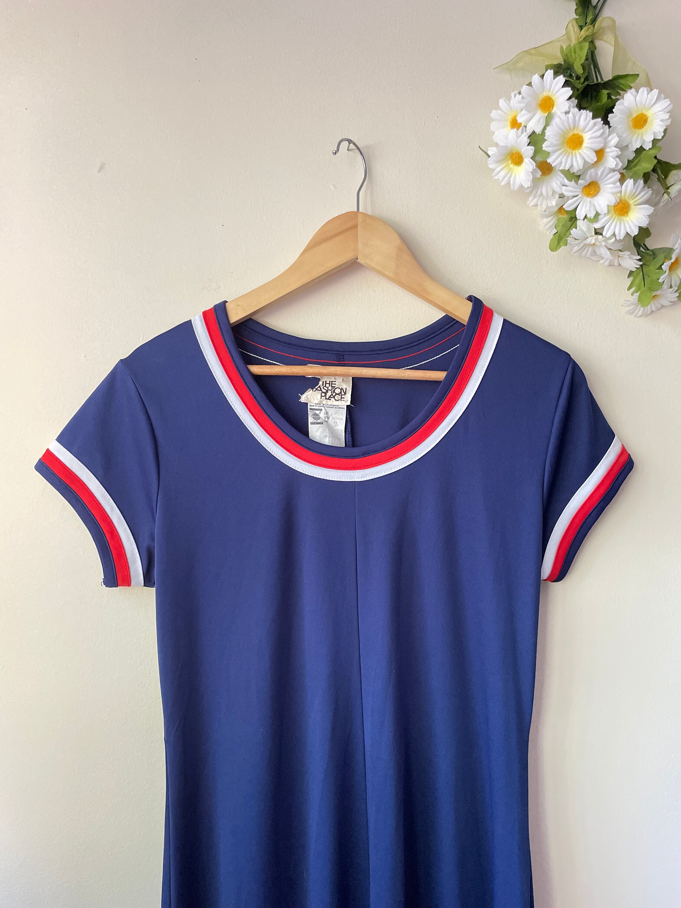 Vintage Mod Dress | 1960s | ILGWU Union | Retro Style | A-line | Red ...