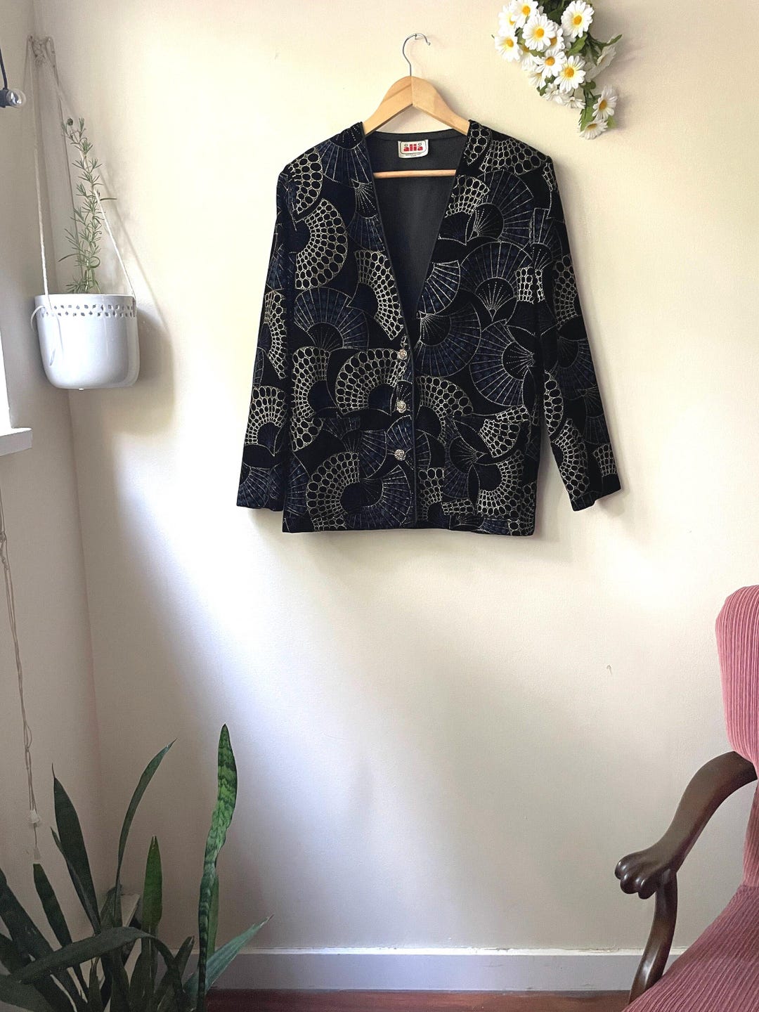 Vintage Alia Jacket | 1980s | 80s Aesthetic | Gothic | Androgynous Chic ...