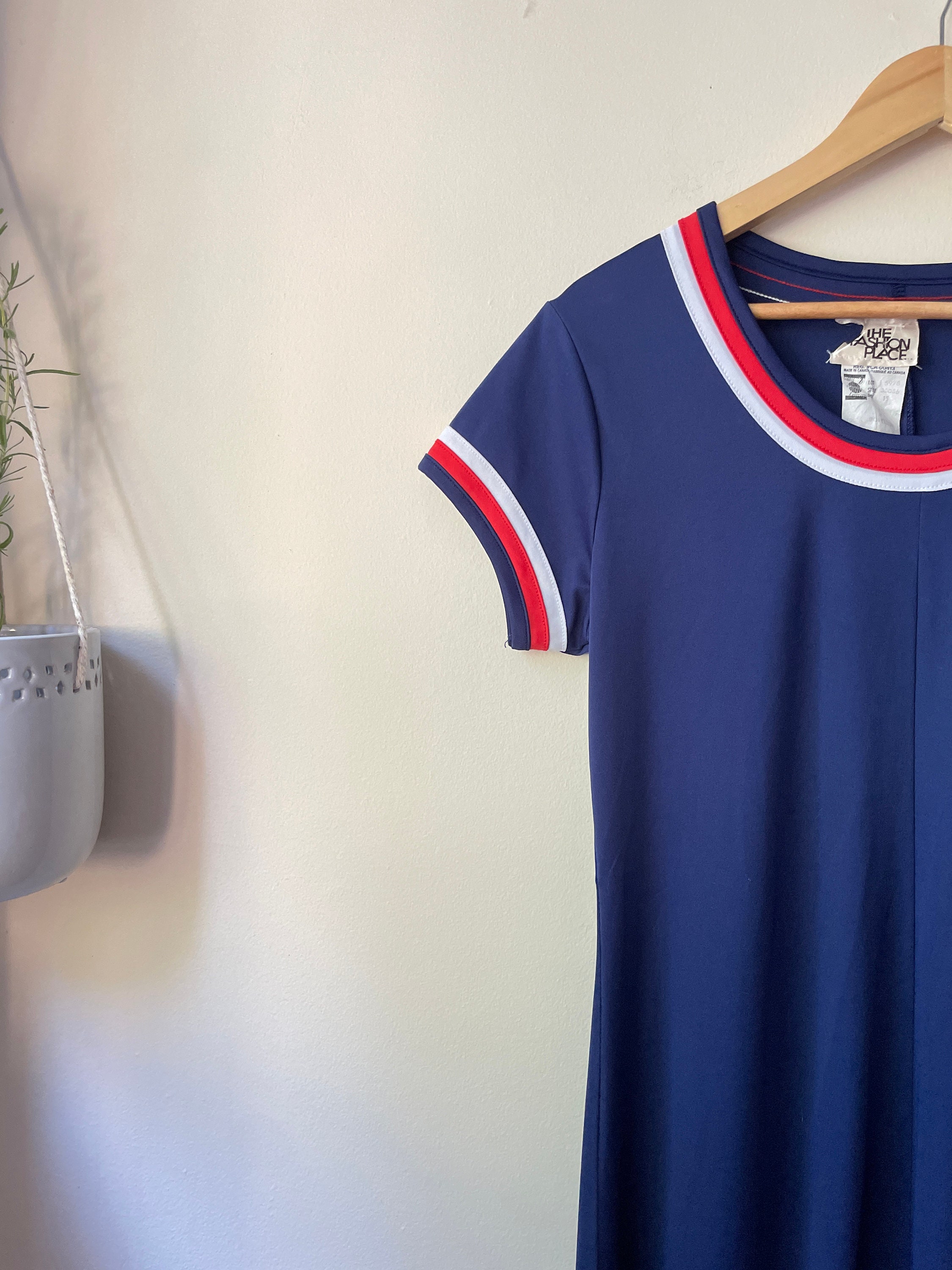 Vintage Mod Dress | 1960s | ILGWU Union | Retro Style | A-line | Red ...