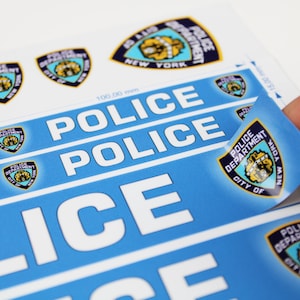 High-quality Stickers POLICE POLICE 12-piece Set Accessories for ...