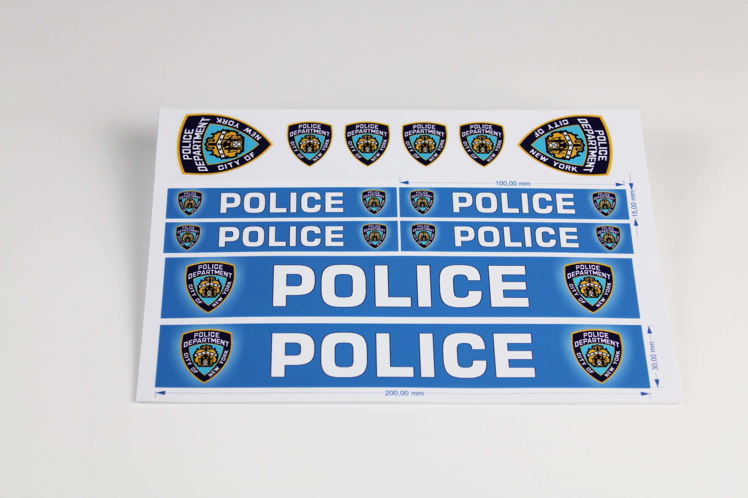 High-quality Stickers POLICE POLICE 12-piece Set Accessories for ...
