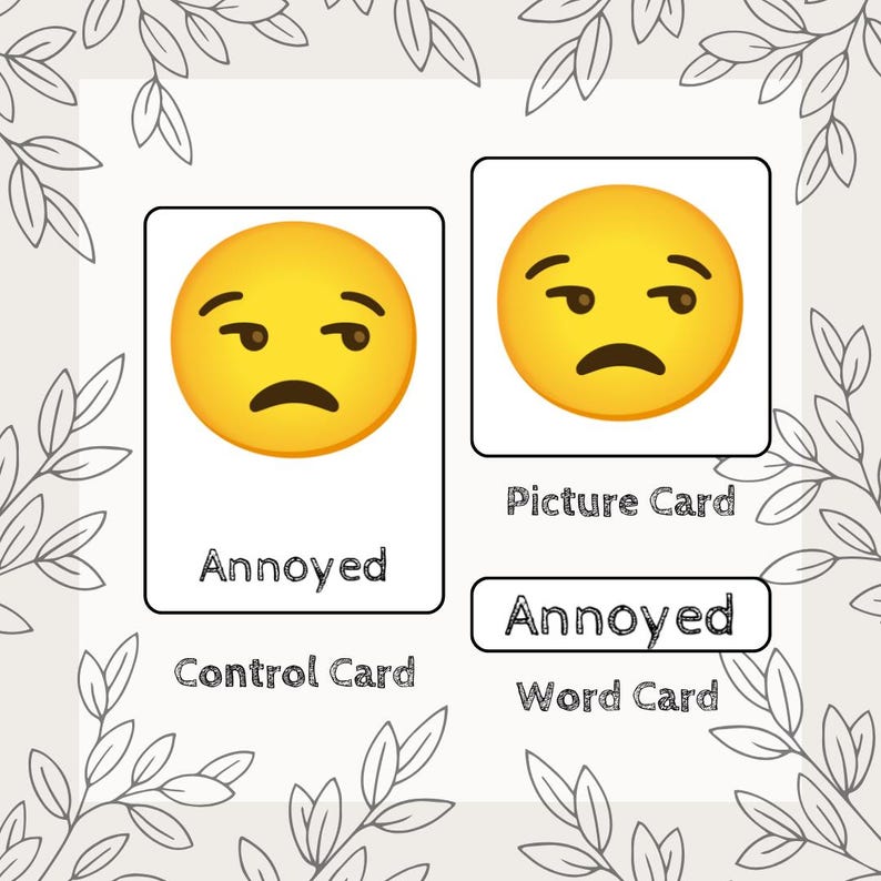 Emoji Emotions Flashcards | Feelings Cards | Social Emotional Learning | Kids Emotion Matching ...