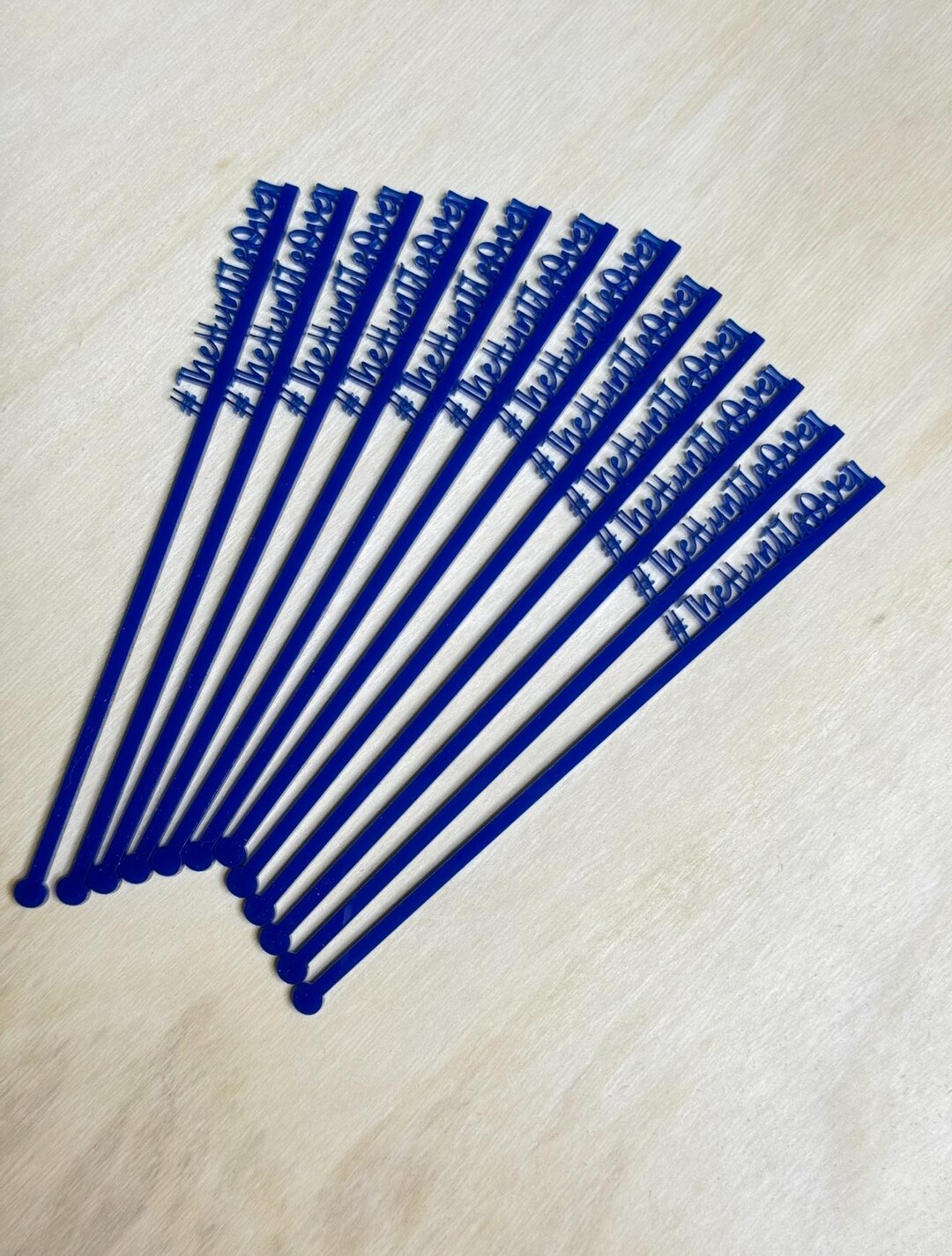 Personalized Acrylic Drink Stirrers - Custom Laser Engraved Barware ...