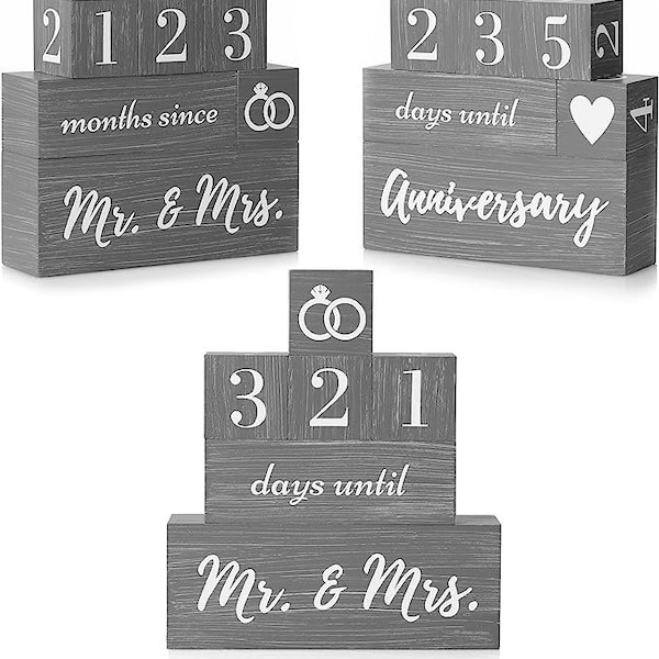 Wedding Blocks - Etsy UK
