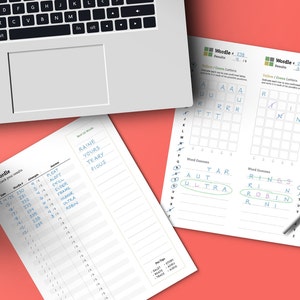 Wordle Worksheets | Game Strategy Helper, | Daily Log, Tracker ...