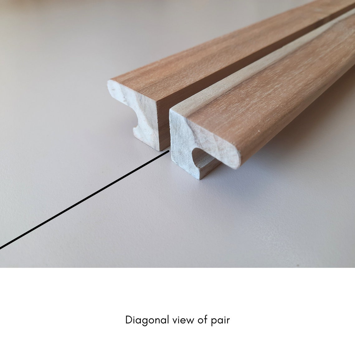 Long Wardrobe Handle Teak Wood - Etsy