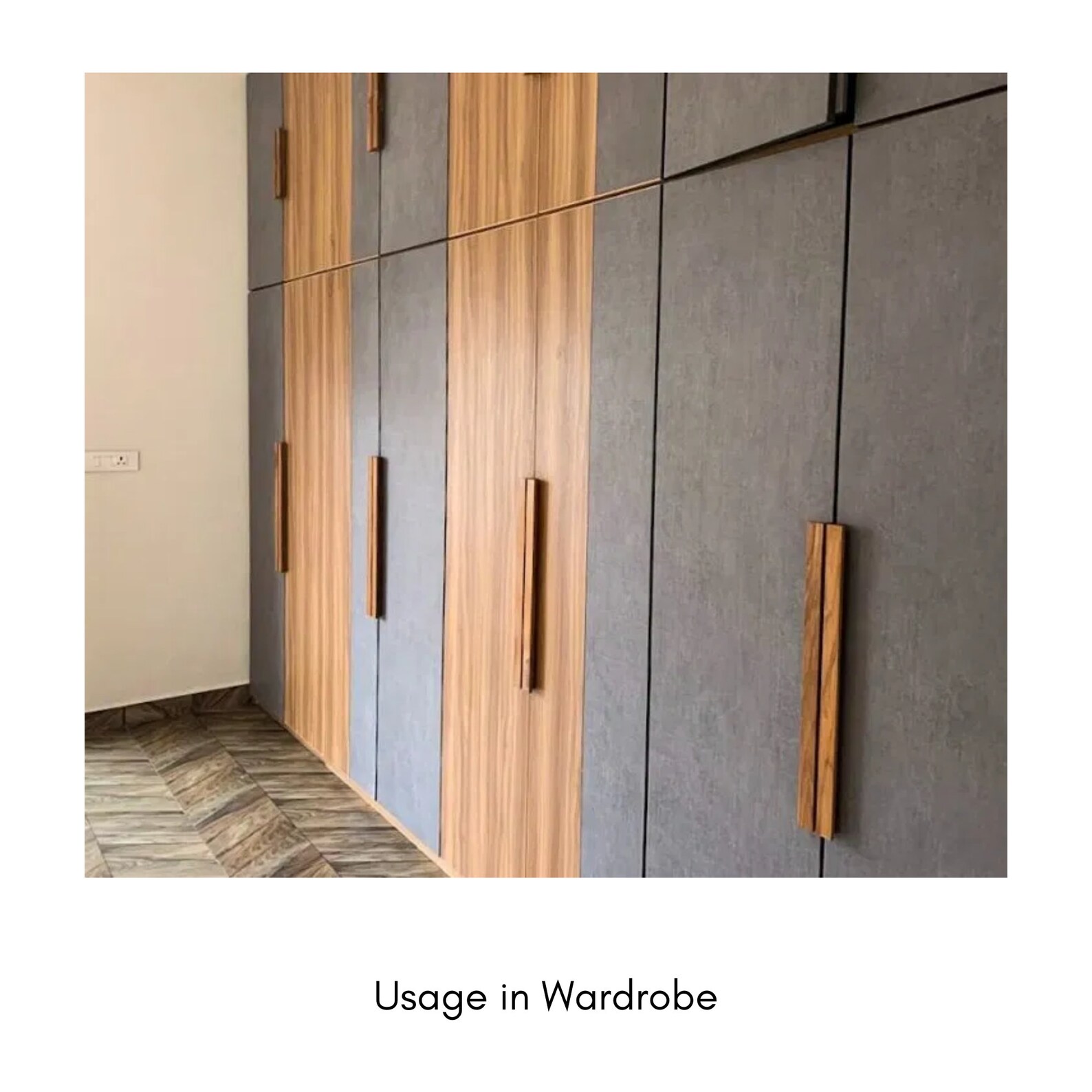 Long Wardrobe Handle Teak Wood - Etsy