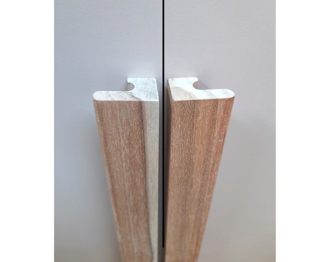 Long Wardrobe Handle Teak Wood - Etsy