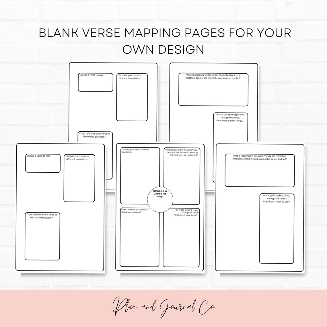 Printable Verse Mapping Bible Study Digital Verse Mapping - Etsy