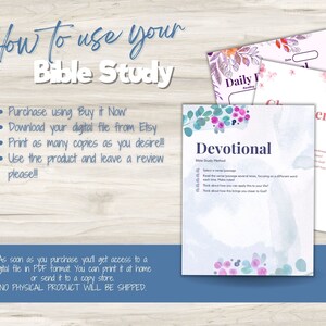 Printable Bible Study Bible Study Planner SOAP Study Method Verse ...