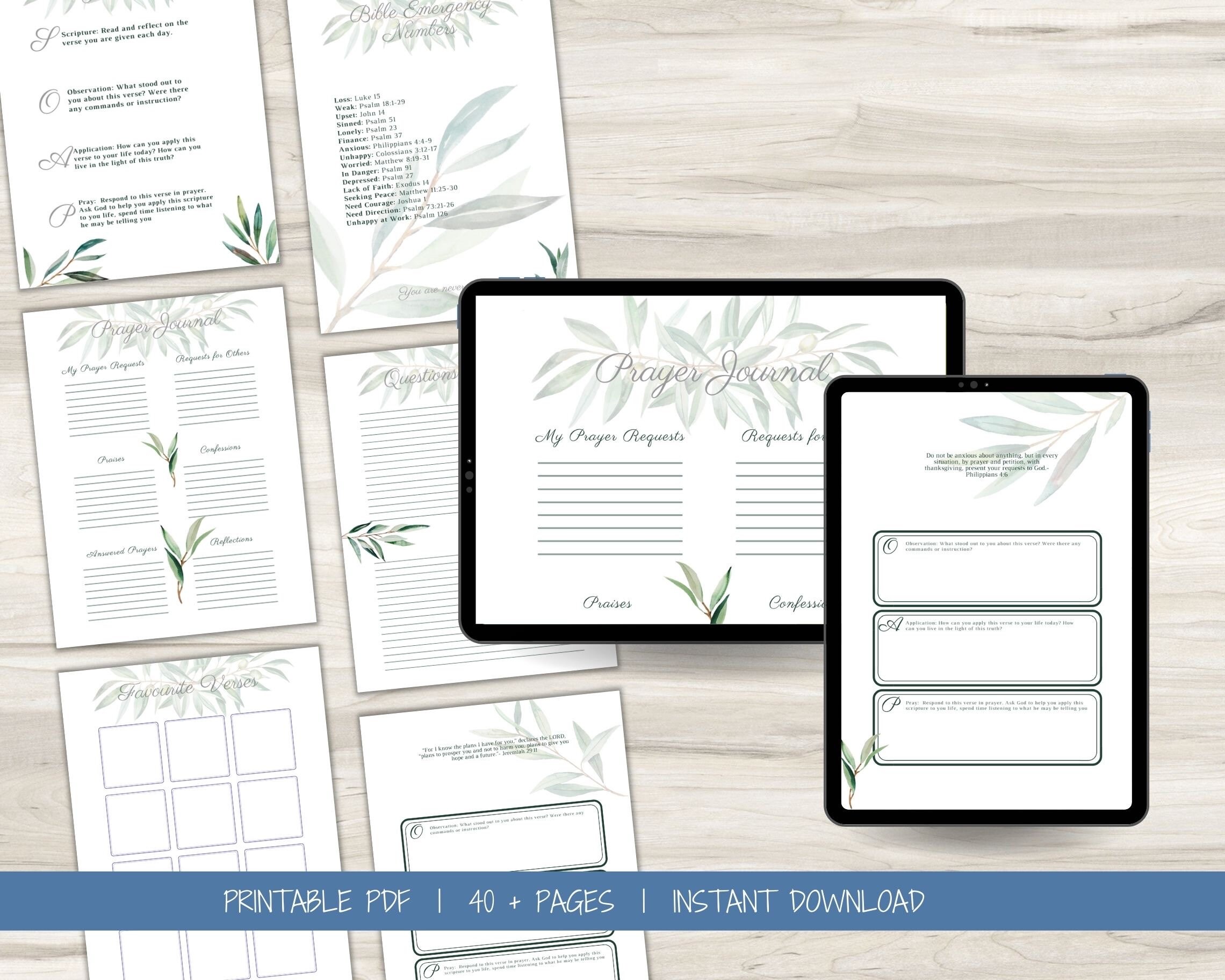 Printable Bible Study Bible Study Planner SOAP Study Method Verse ...