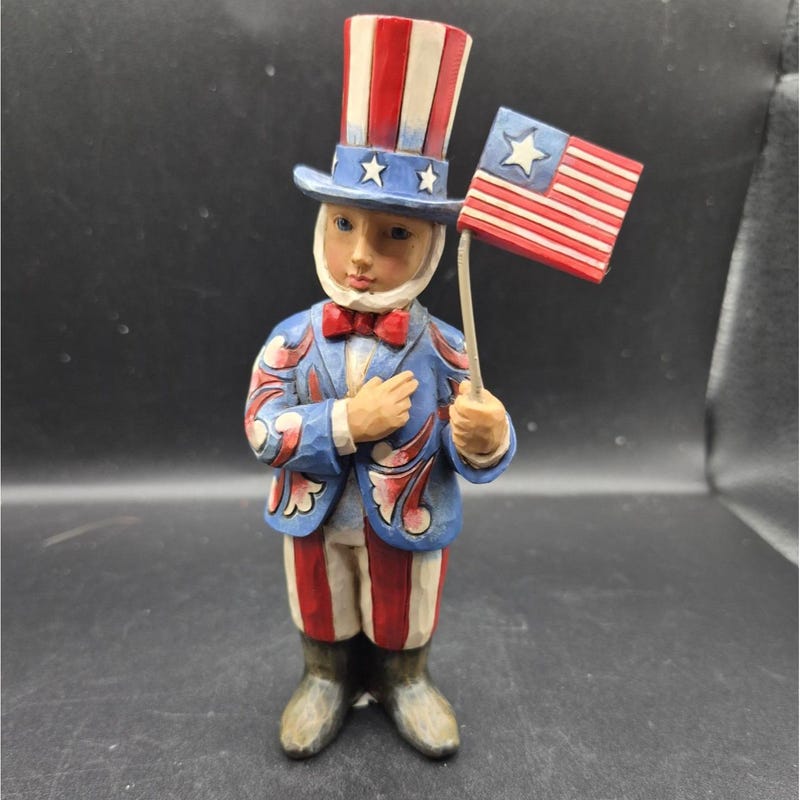 Uncle Sam Figurine - Etsy