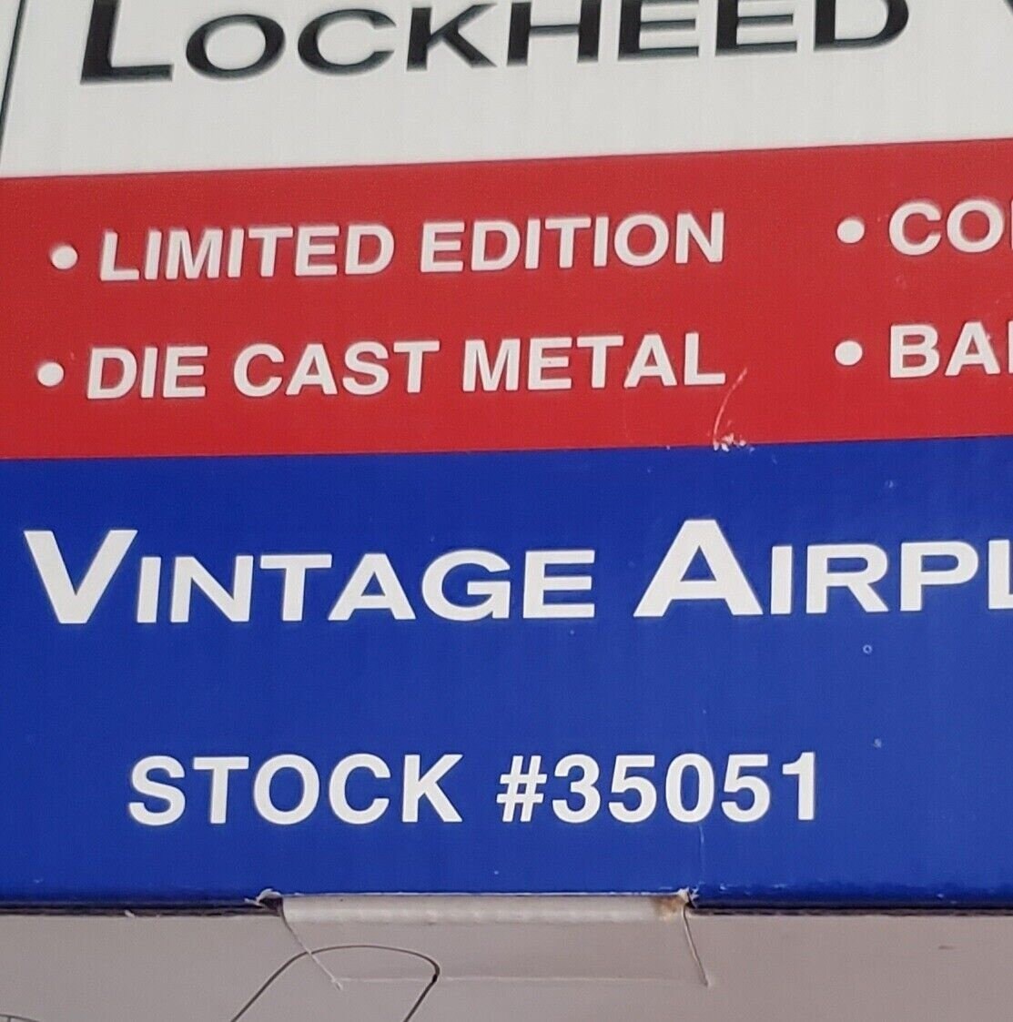 Lockheed Vega 5B Vintage Sentry Hardware Airplane Bank 1994 Die Cast ...