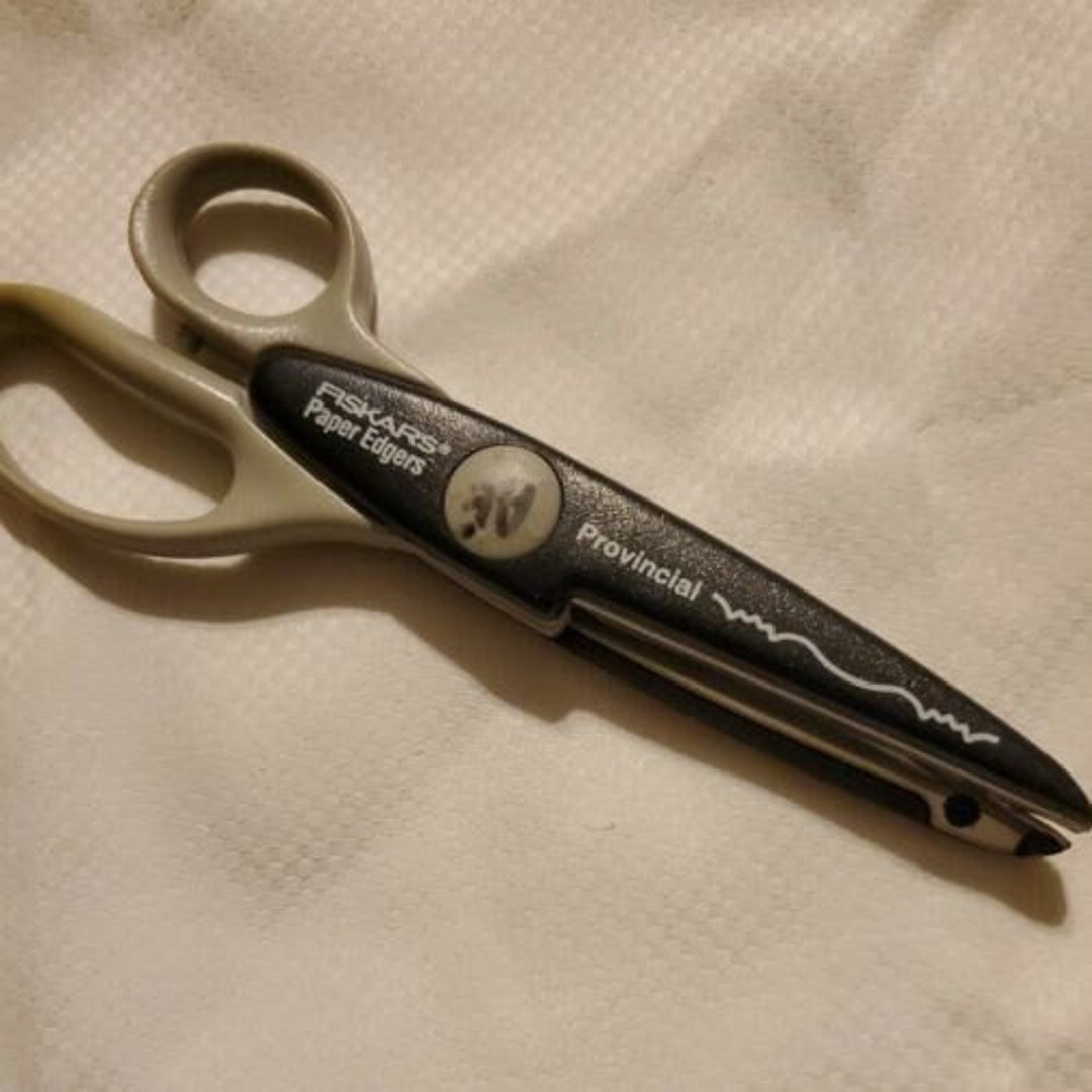 Vintage Fiskars Paper Edger Provincial Pattern 4 Blade Gently Used. - Etsy