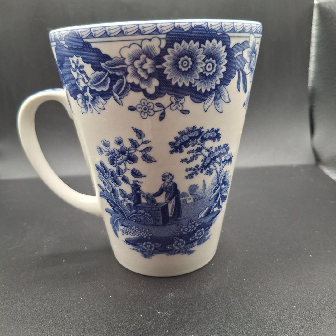 Spode Blue Room Collection Mug Girl at Well Design Ceramic Blue/white ...