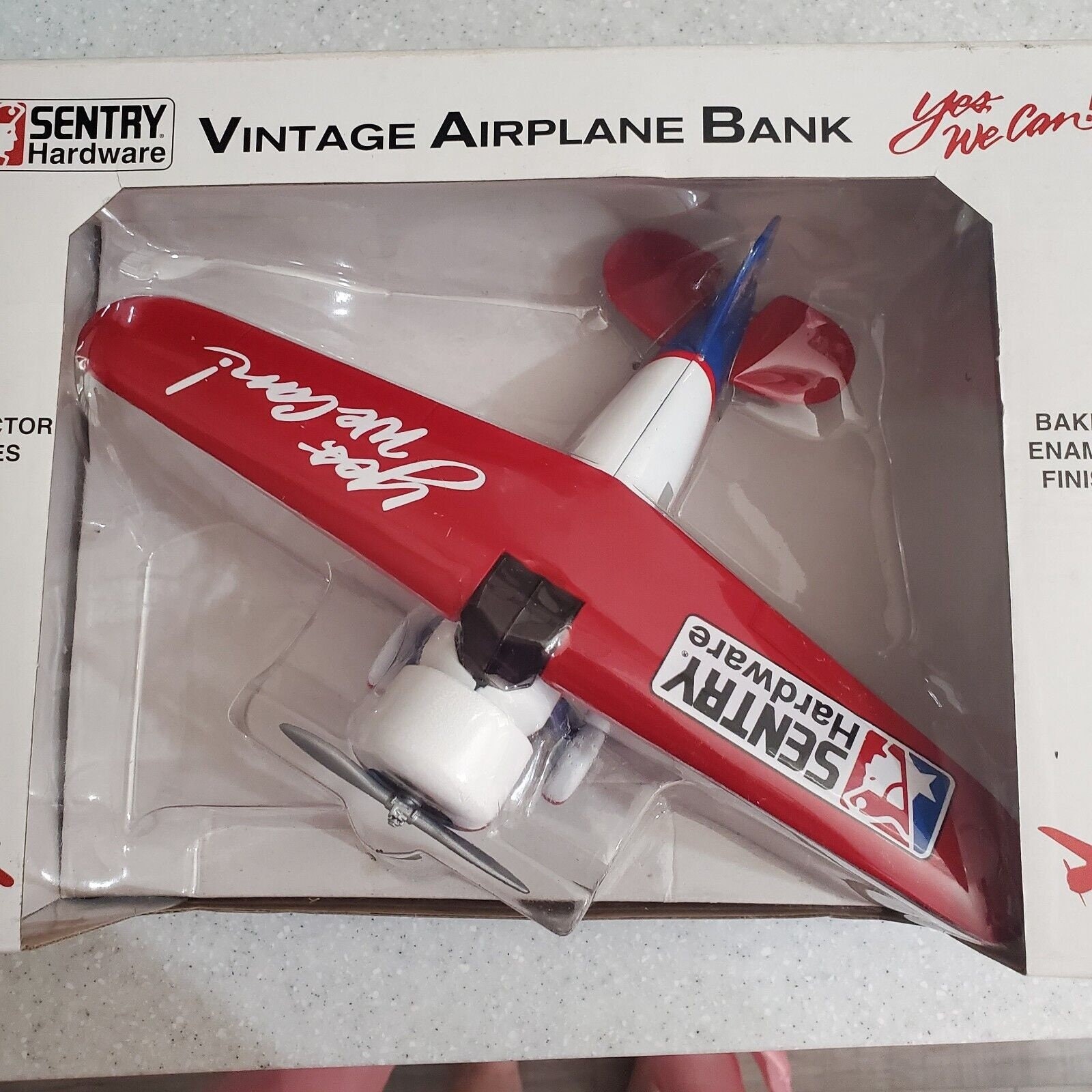 Lockheed Vega 5B Vintage Sentry Hardware Airplane Bank 1994 Die Cast ...