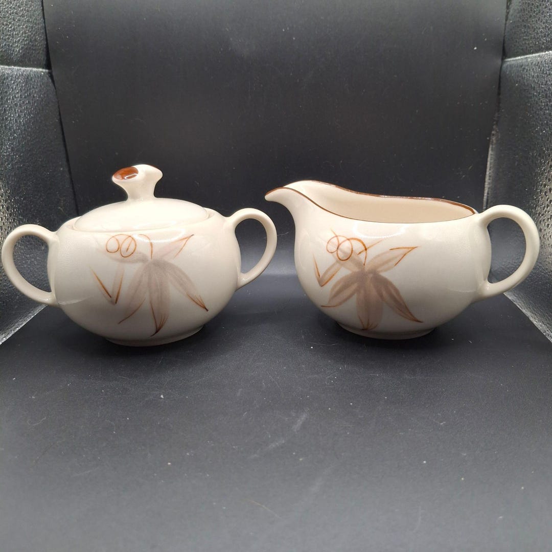 Vintage Winfield Passion Flower China Creamer & Sugar Bowl Set True ...