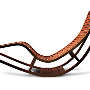 Iconic Modern Wooden Chair Handmade Wood Natural Wood - Etsy