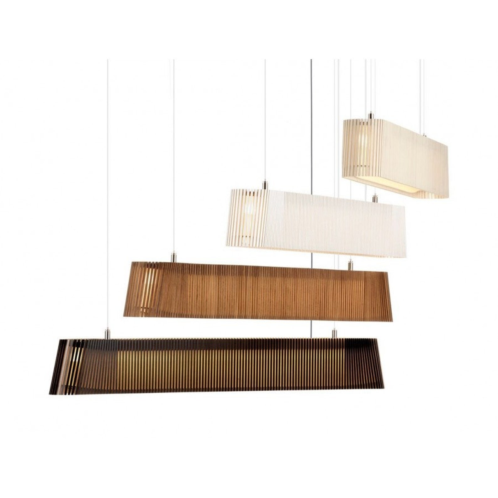 Wood Linear Suspension Chandelier Pendant Light Led Lighting - Etsy