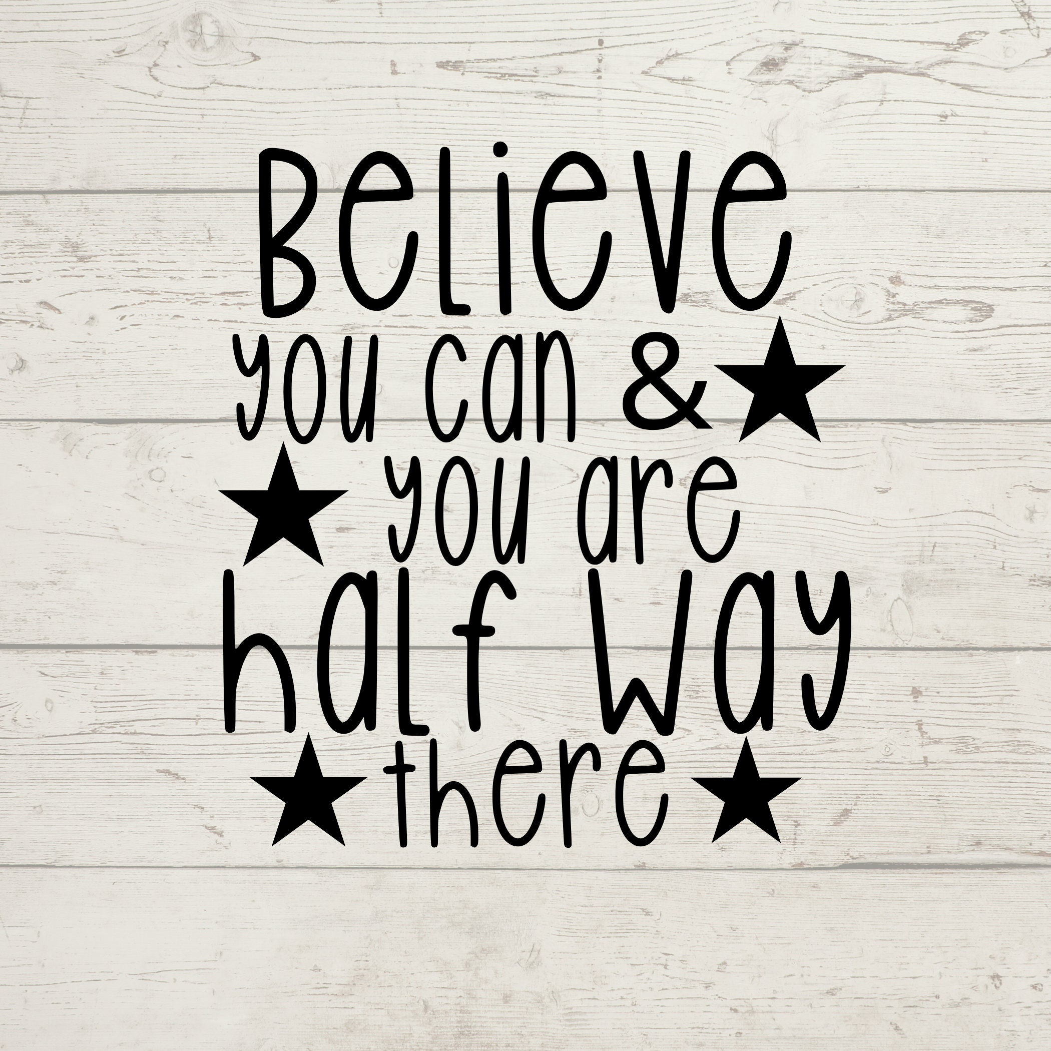 Believe Svg Cricut File Instant Download Digital Cut File Motivation ...