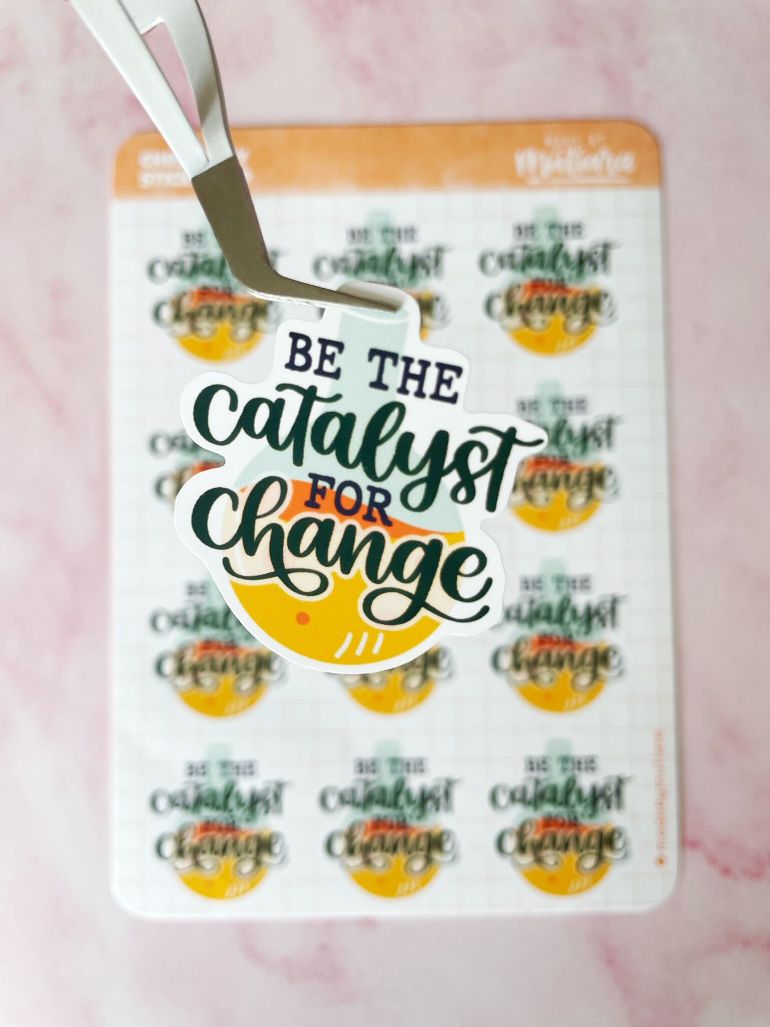 Motivational Sticker Sheet Chemistry Science Stickers - Etsy