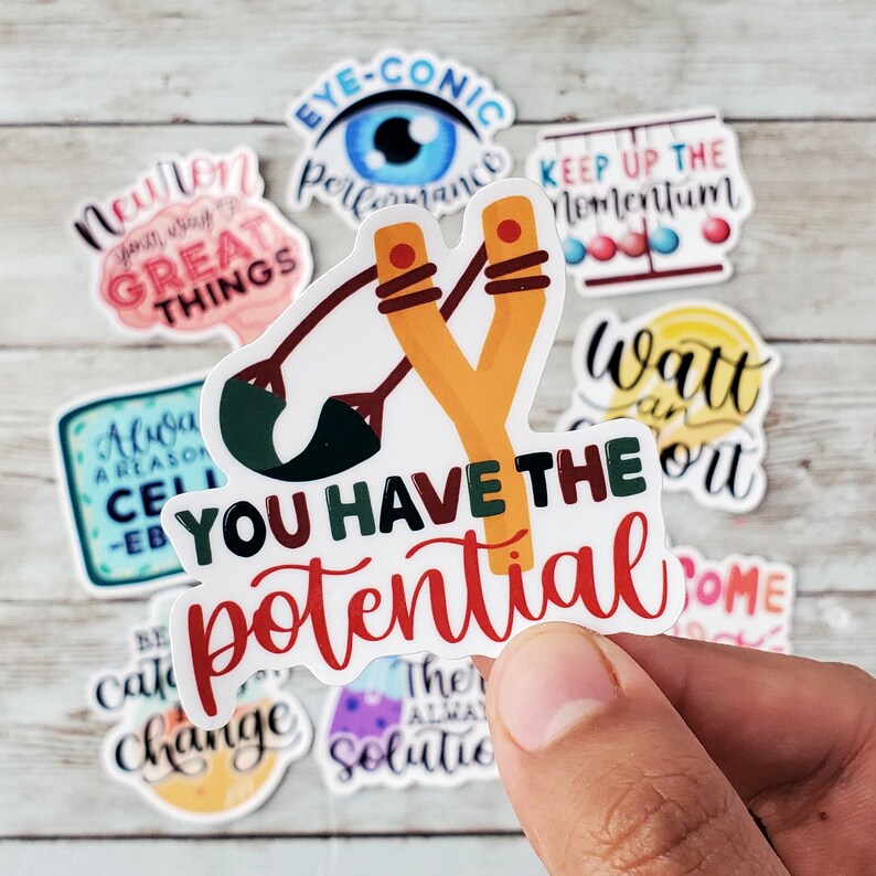 Science Sticker Bundle Science Teacher Gift, Motivational Stickers ...