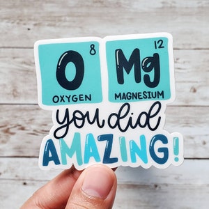 Chemistry Sticker Bundle - Motivational Science Stickers, Women in ...