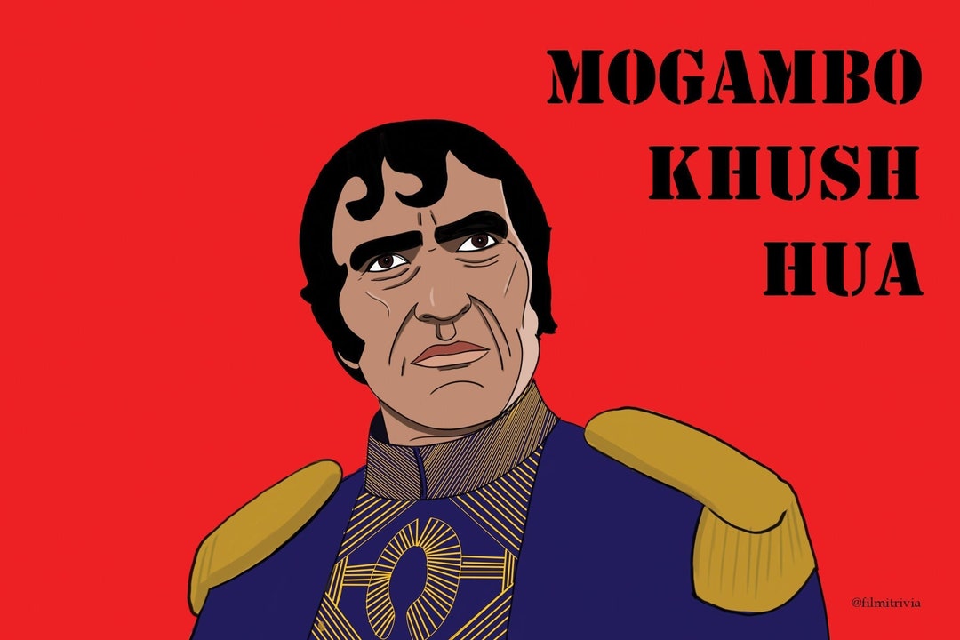 Mogambo Khush Hua Mr. India Postcard - Etsy Sweden