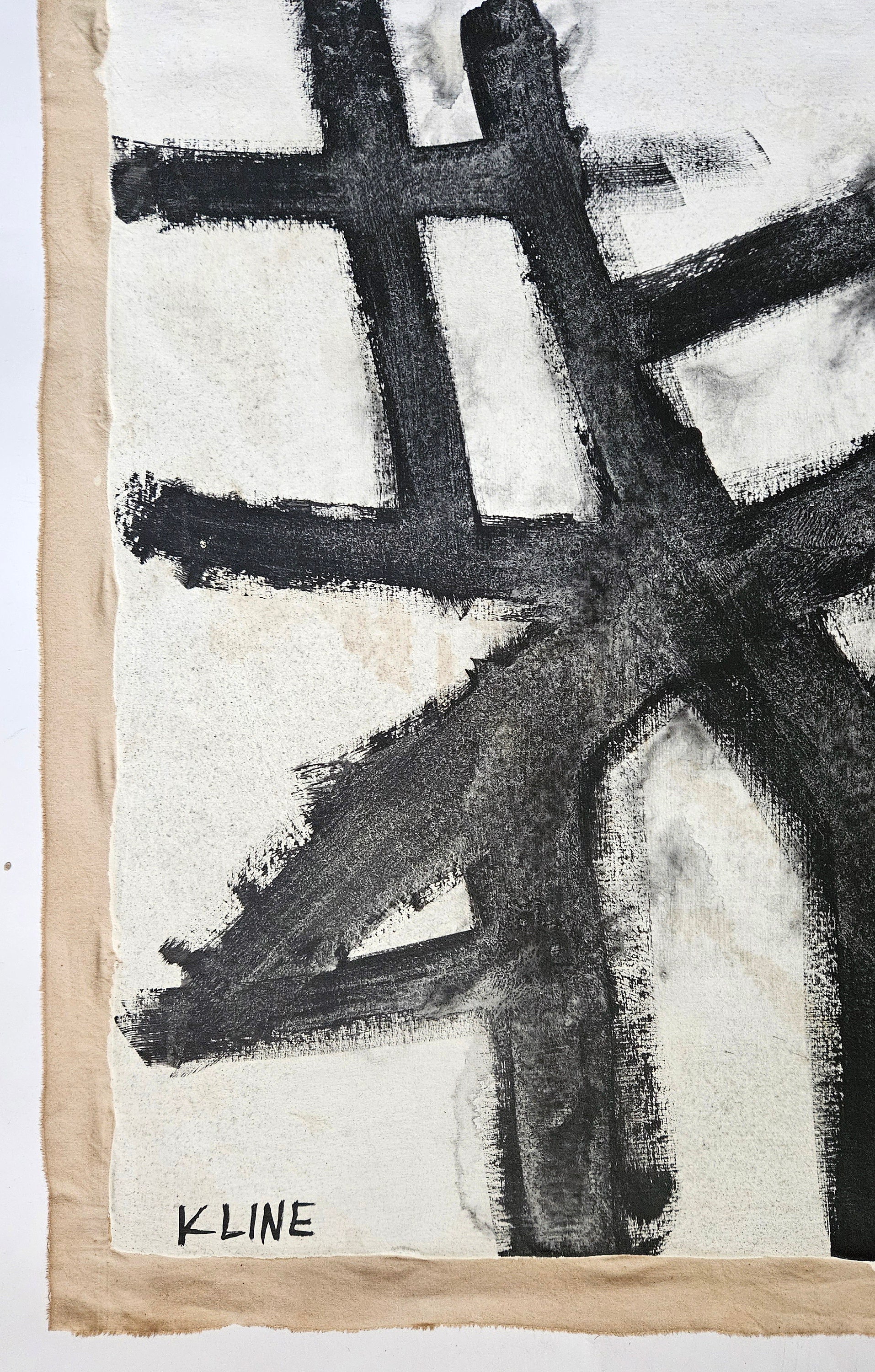 Franz Kline, Signed Canvas, Vintage Abstract Modern Art, American, USA ...