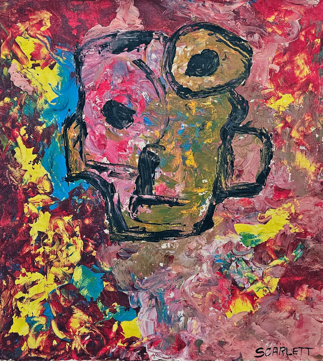 Rolph Scarlett, Signed Canvas, Vintage Abstract Modern Art, Canada - Etsy