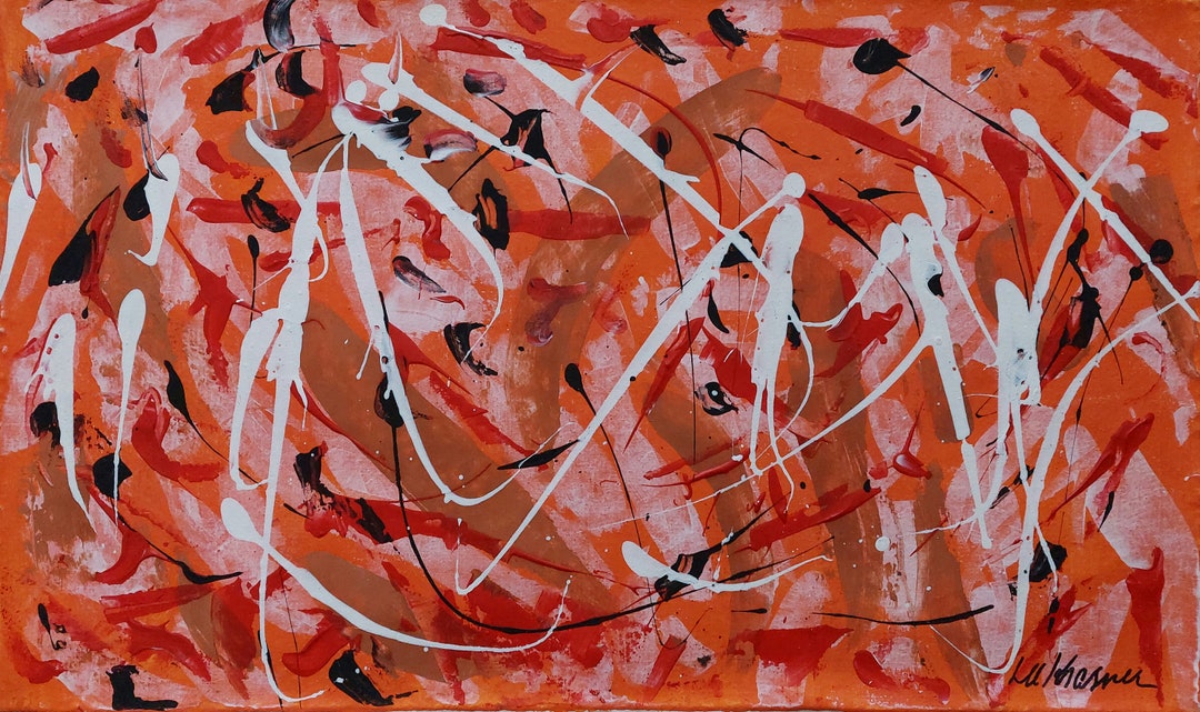 Lee Krasner, Signed Canvas, Vintage Abstract Modern Art, American - Etsy