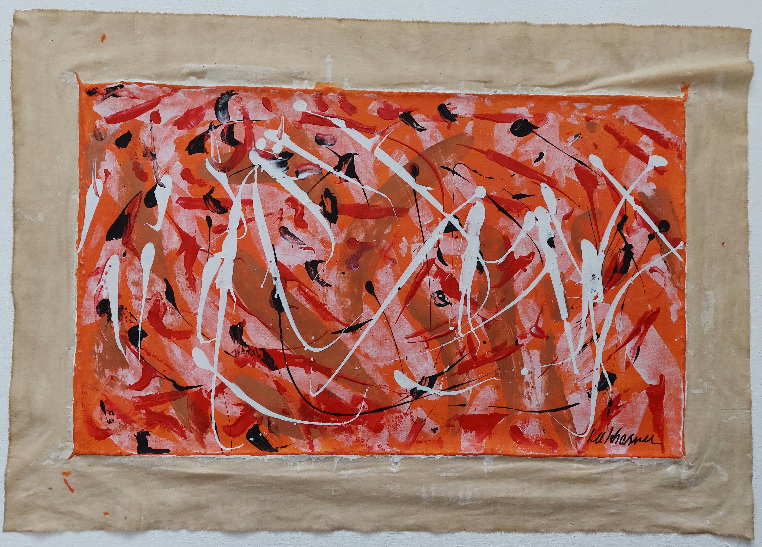 Lee Krasner, Signed Canvas, Vintage Abstract Modern Art, American - Etsy