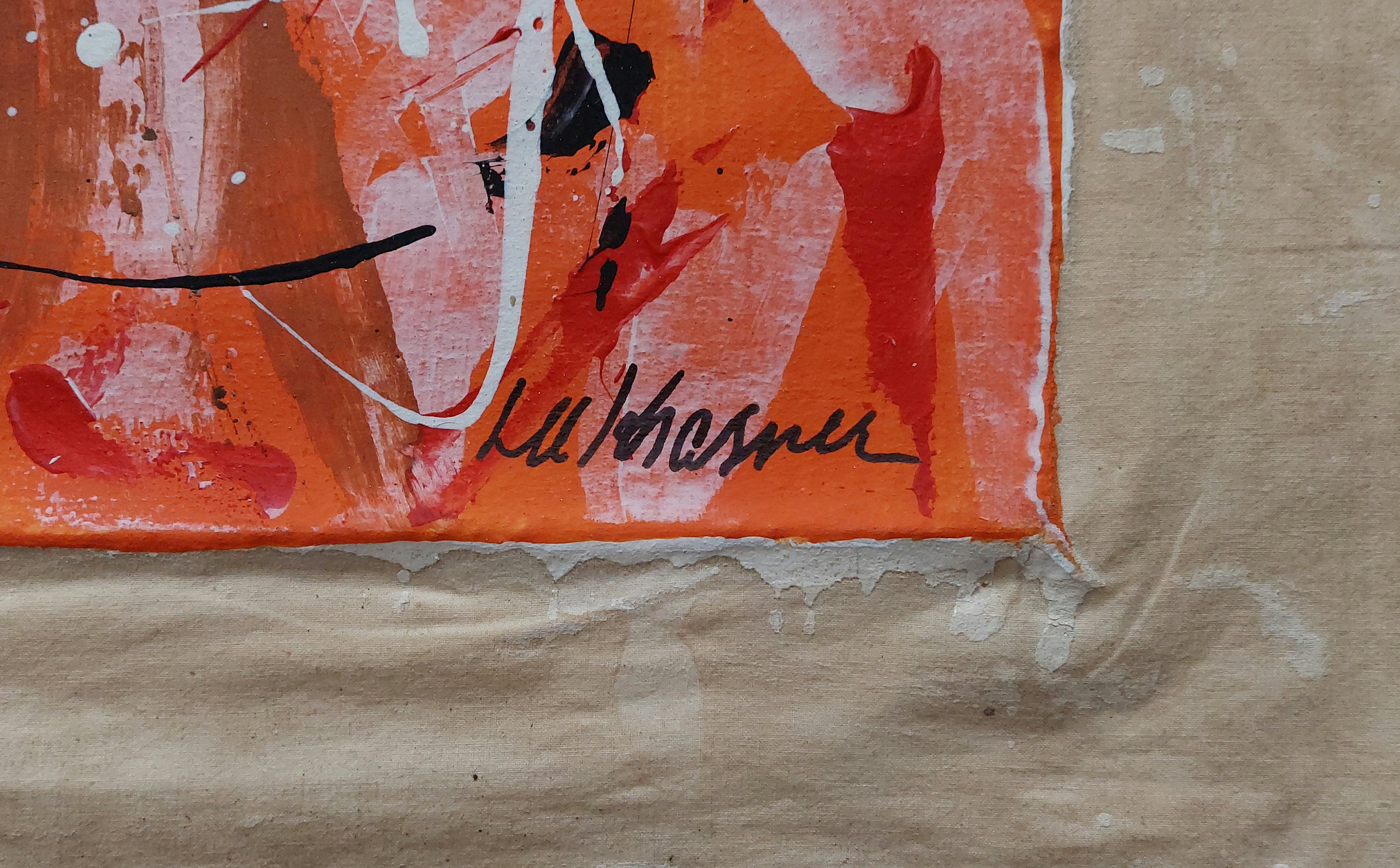 Lee Krasner, Signed Canvas, Vintage Abstract Modern Art, American - Etsy