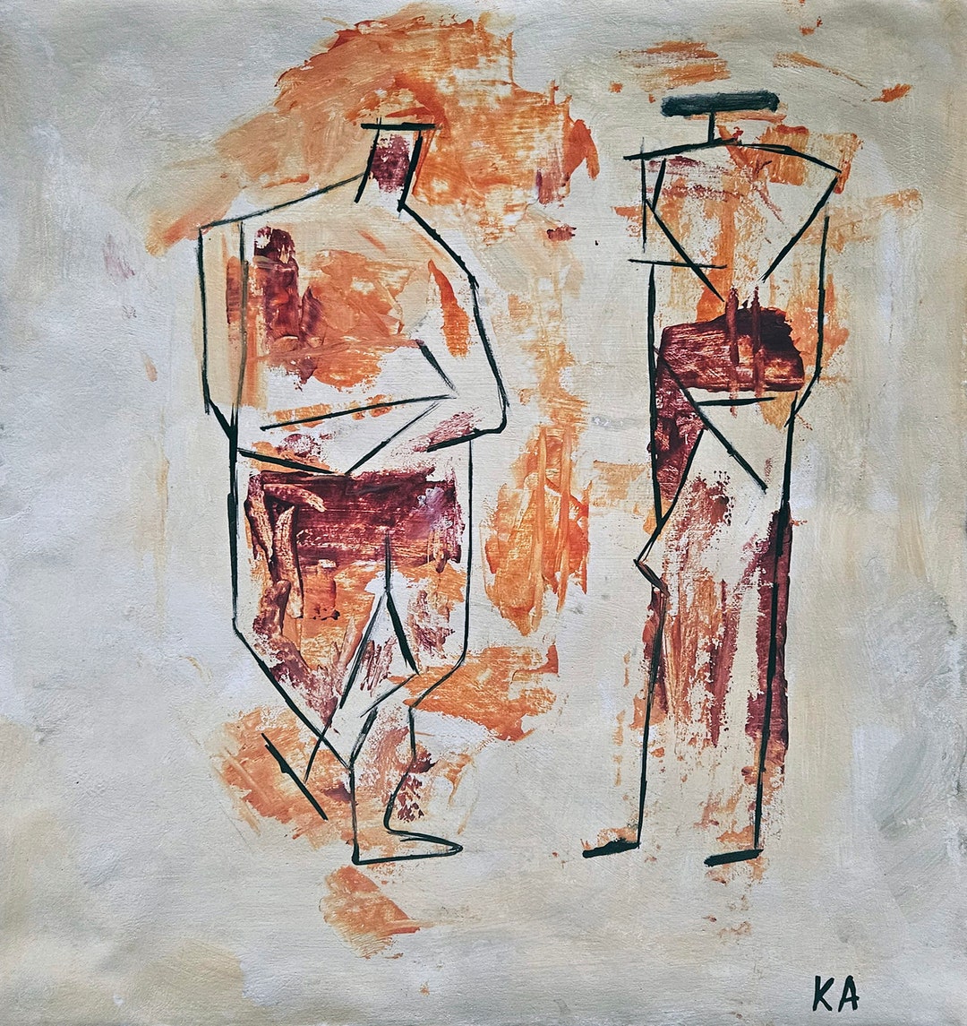 Kenneth Armitage, Signed Canvas, Vintage Abstract Modern Art, UK - Etsy