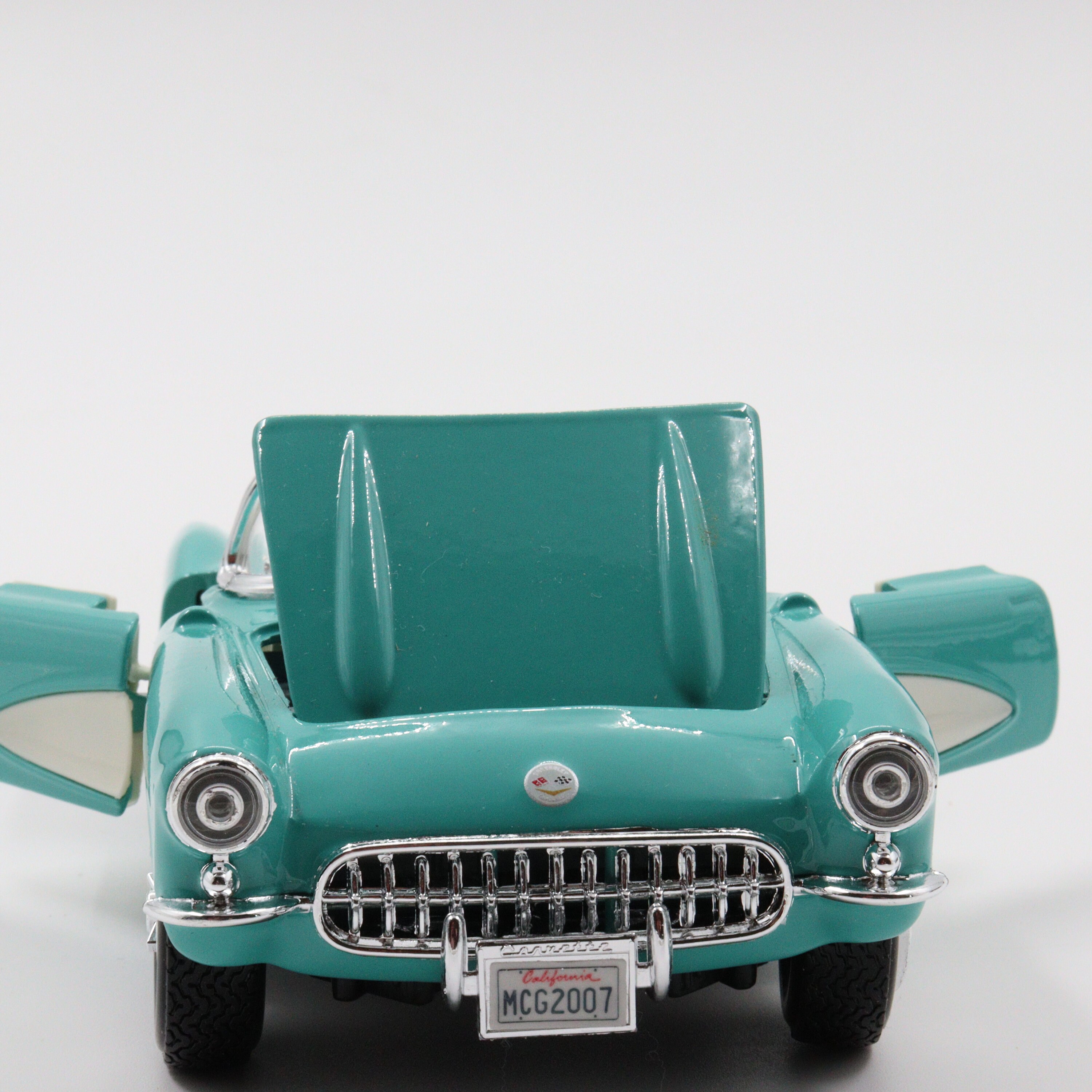 Chevrolet Corvettescale 1/24 Blue Diecast Carvintage Model Convertible ...