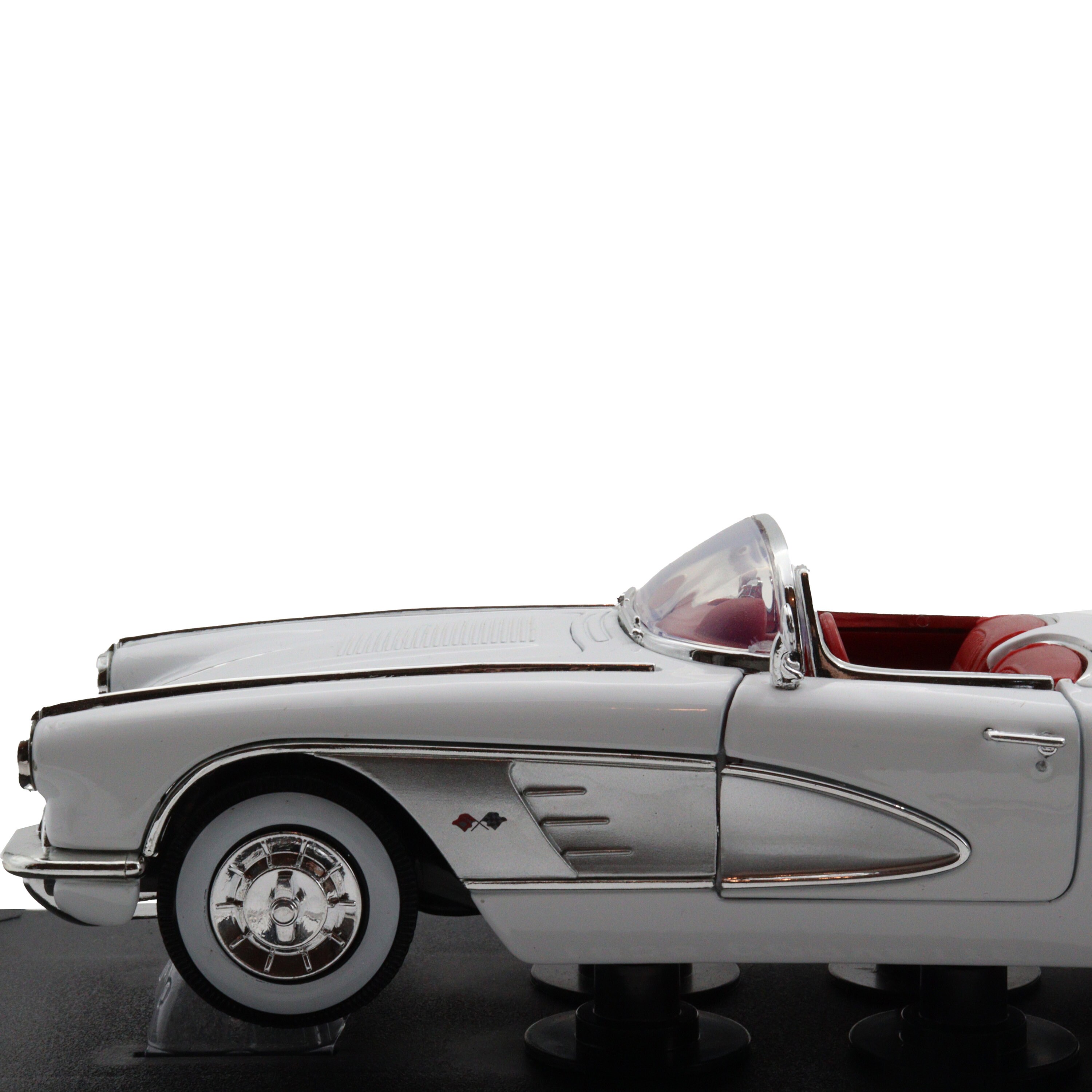 Motormax 1958 Corvette Model Car|vintage Model Car|scale 1:18 Diecast ...