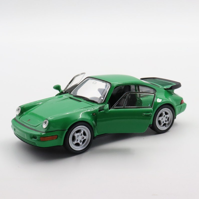 Welly Porsche 911 Turbo Model Car|diecast Green Car for Collectors ...