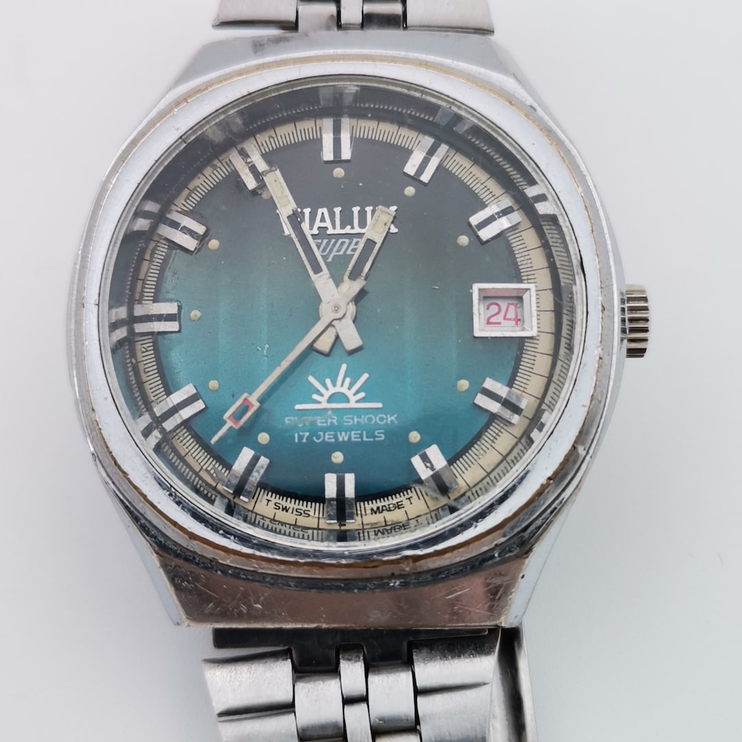 Vintage Vialux Super 17 Jewels Automatic Watchantimagnetic - Etsy
