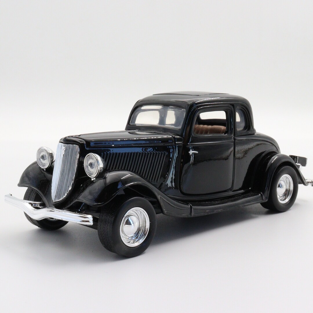 1932 Ford Coupe Diecast Model Car: 1/24 Scale Black Collectible - Etsy