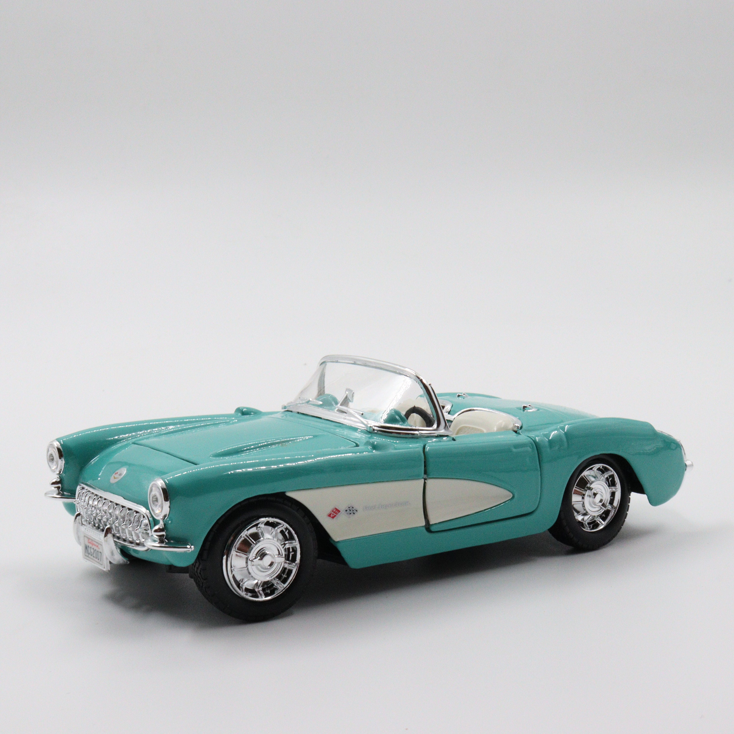 Chevrolet Corvette|scale 1/24 Blue Diecast Car|vintage Model ...