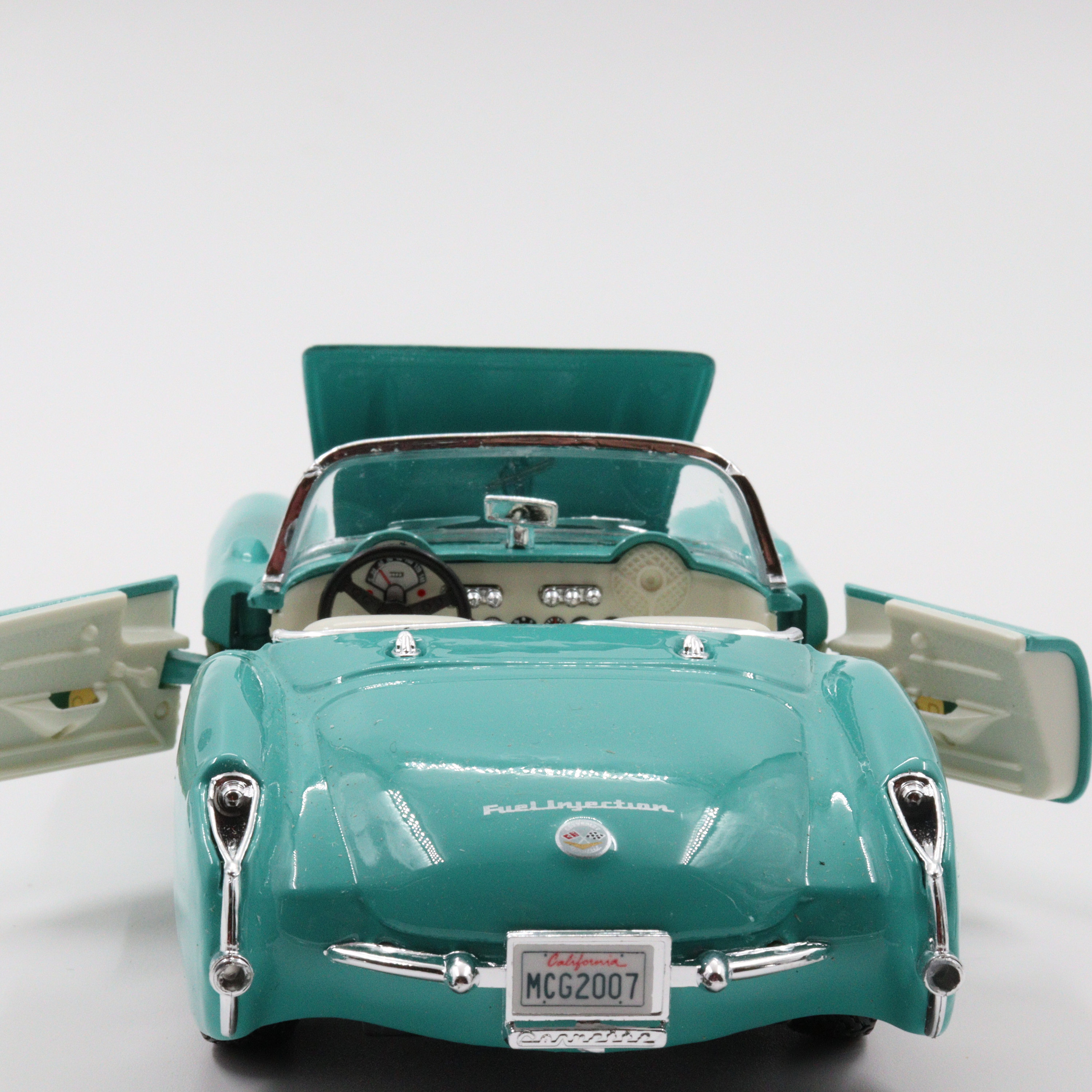 Chevrolet Corvettescale 1/24 Blue Diecast Carvintage Model Convertible ...