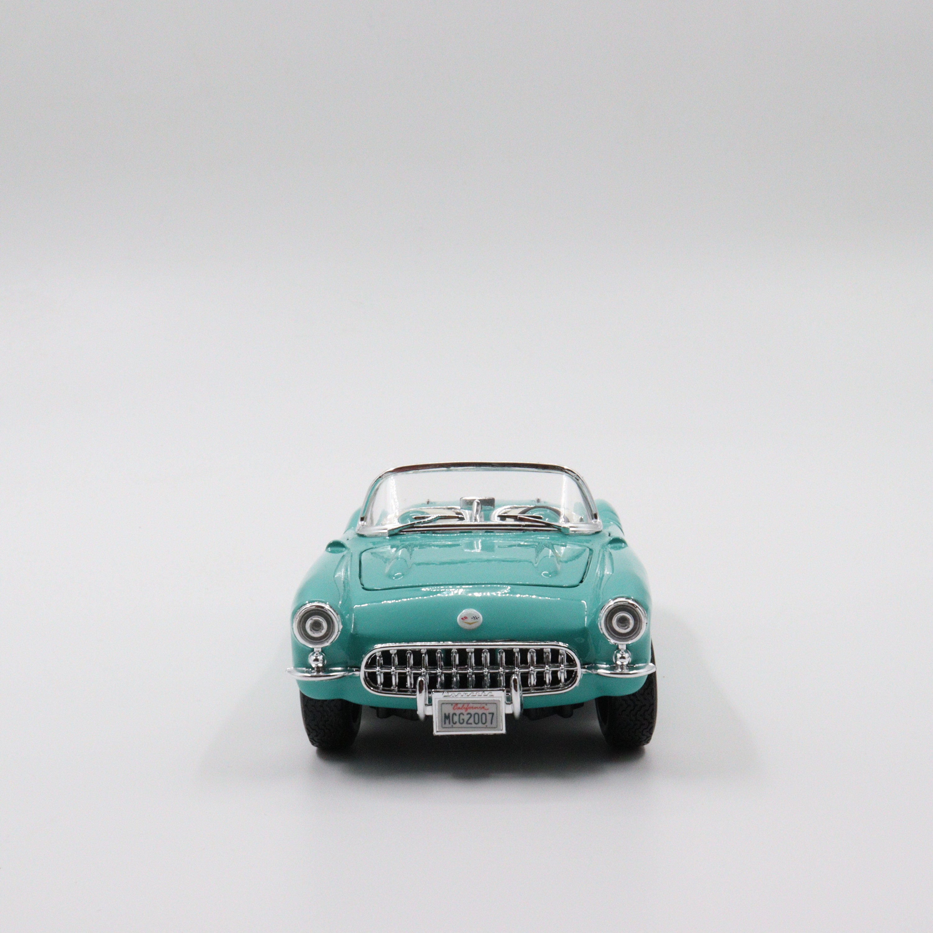 Chevrolet Corvette|scale 1/24 Blue Diecast Car|vintage Model ...