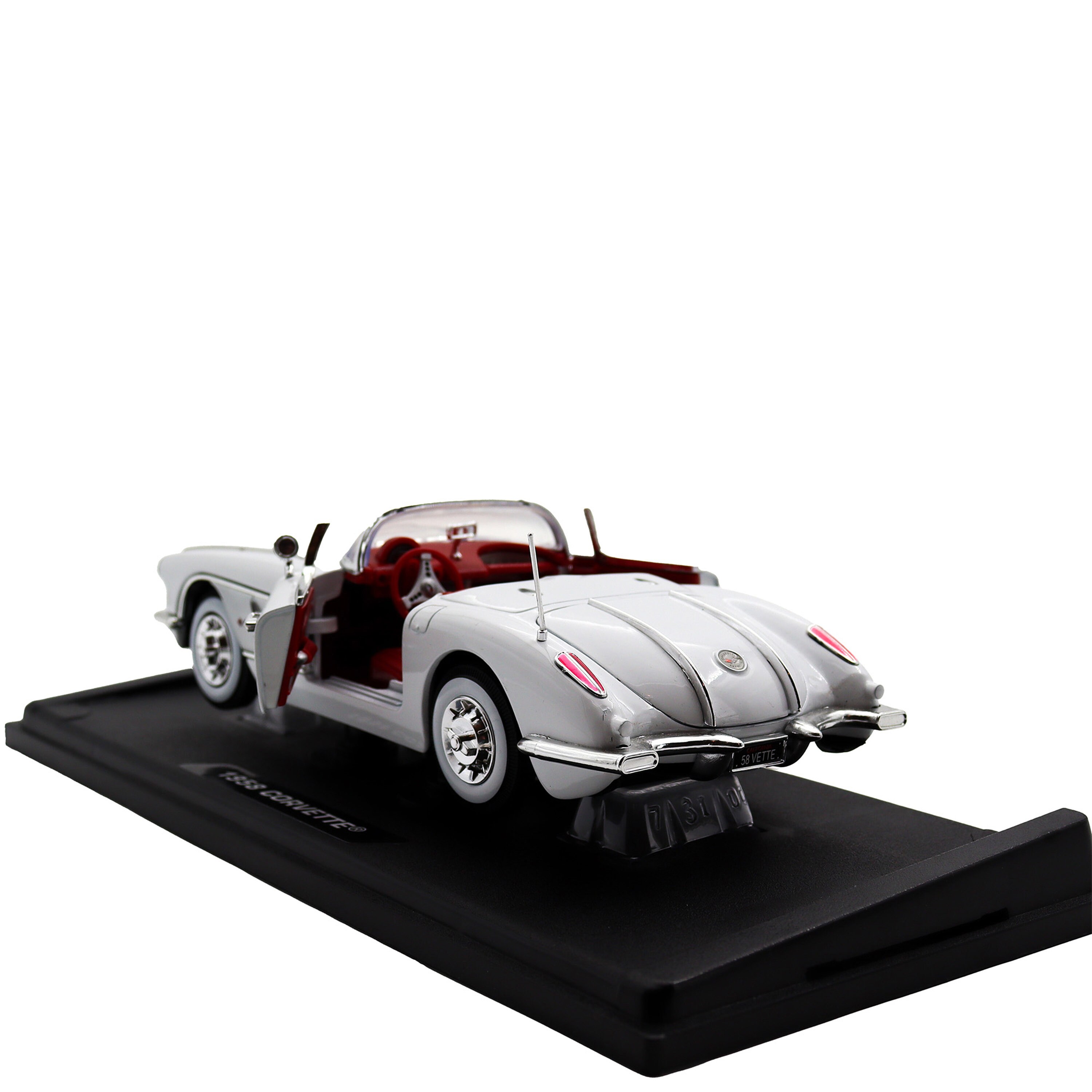 Motormax 1958 Corvette Model Carvintage Model Carscale 1:18 Diecast ...