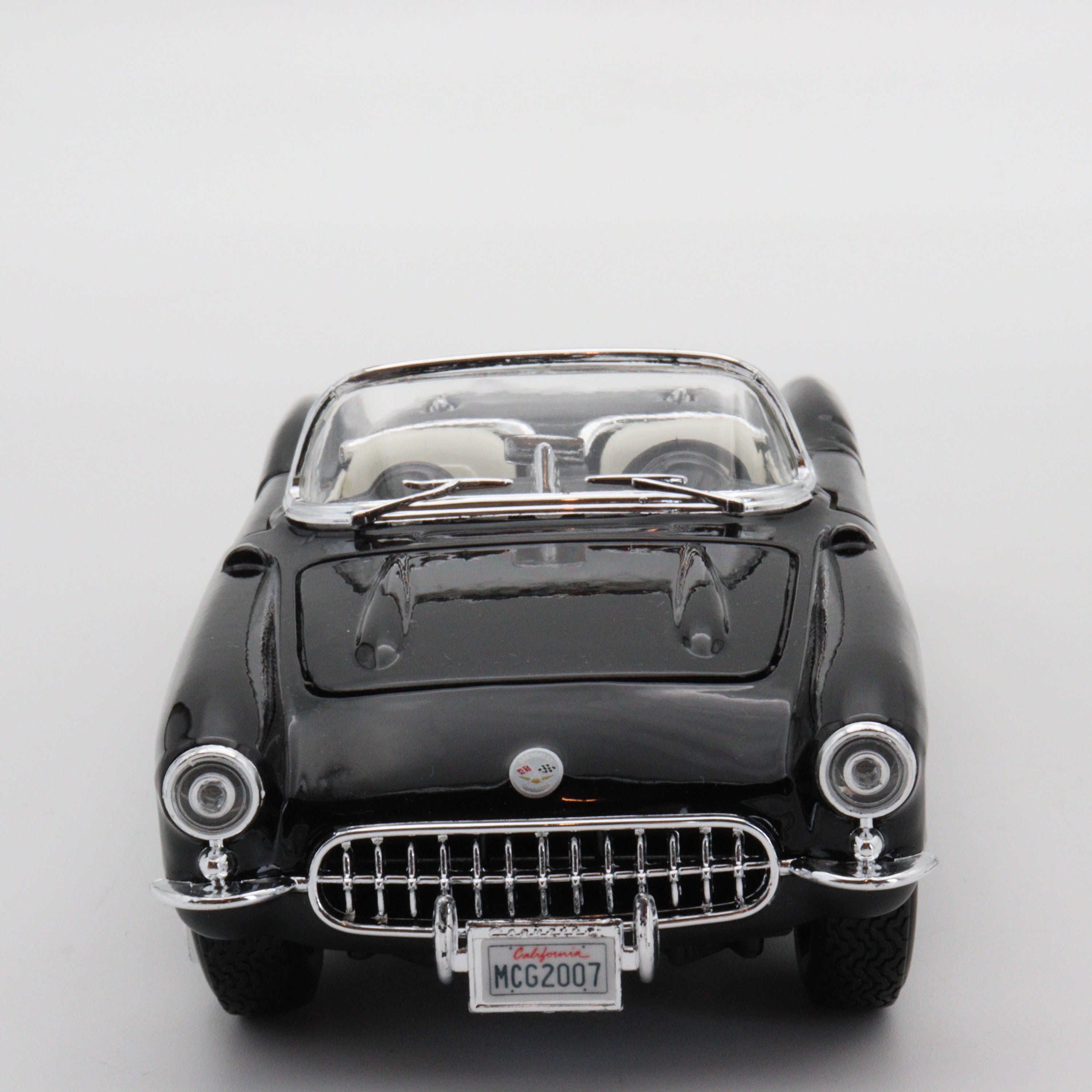 Chevrolet Corvette Model Carscale 1/24 Vintage Diecast Carclassic Black ...