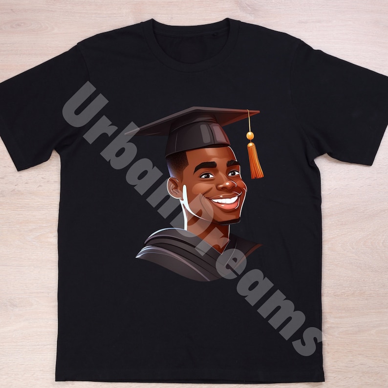 African American Grad Student PNG Clipart, Black Male Graduation ...