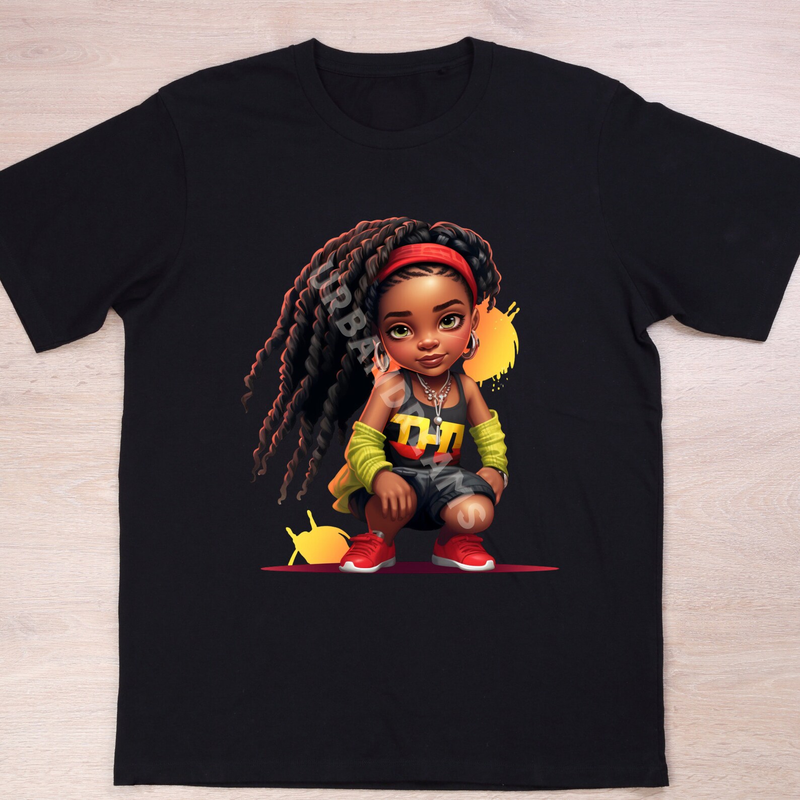 Juneteenth Cute Black Girl Png Instant Download, Natural Hair Girl Png ...