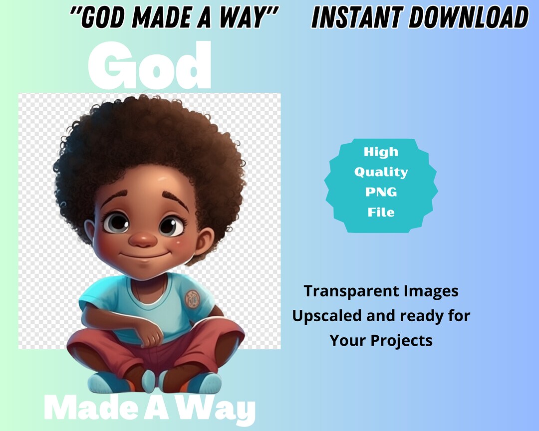 God Made A Way | Beautiful Black Baby Boy With Afro Happy Baby Boy ...