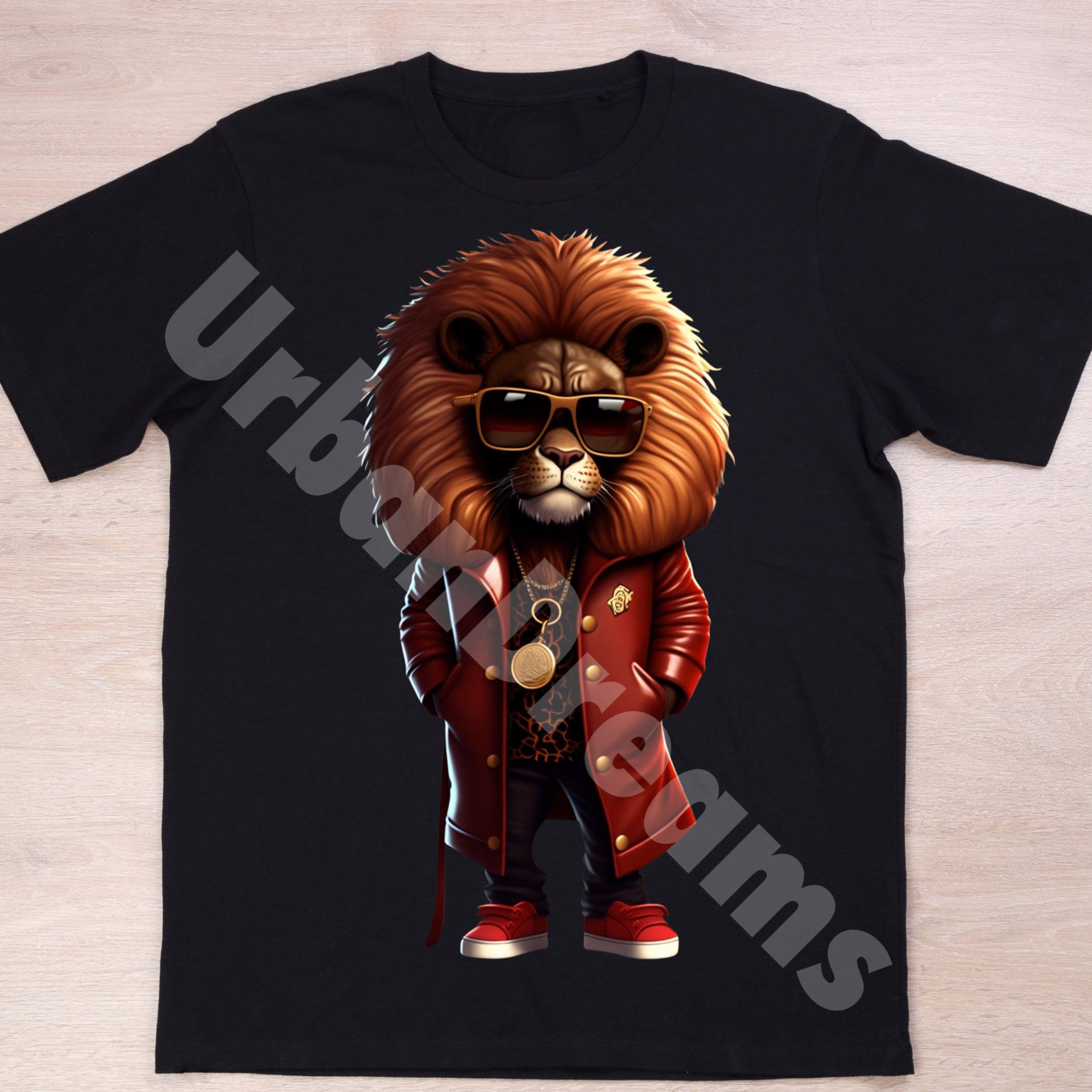 Streetwear Lion Png. Colorful Graffiti Png Design Shirts and ...