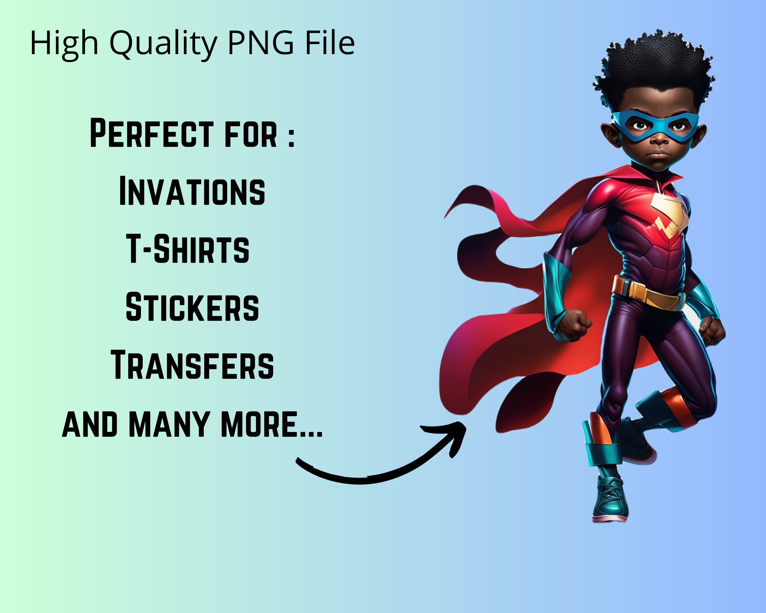 Bold Brave Unbreakable Black Boy Superhero | Strong Black Boy Power ...