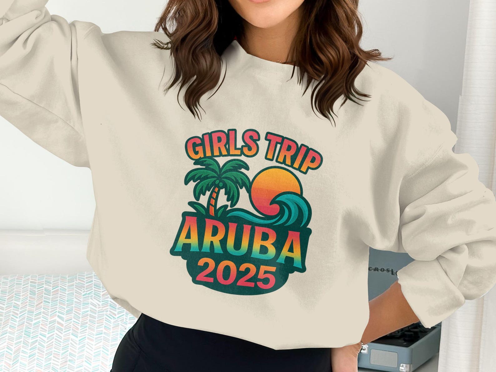 Aruba 2025 Girls Trip Digital Download, Vacation PNG, Tropical Palm ...